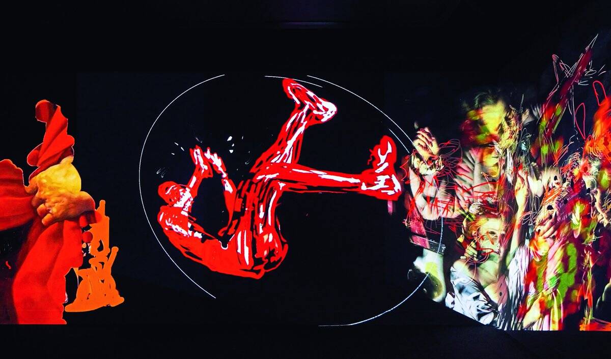 Nalini Malani discusses her reality - The Holburne Museum